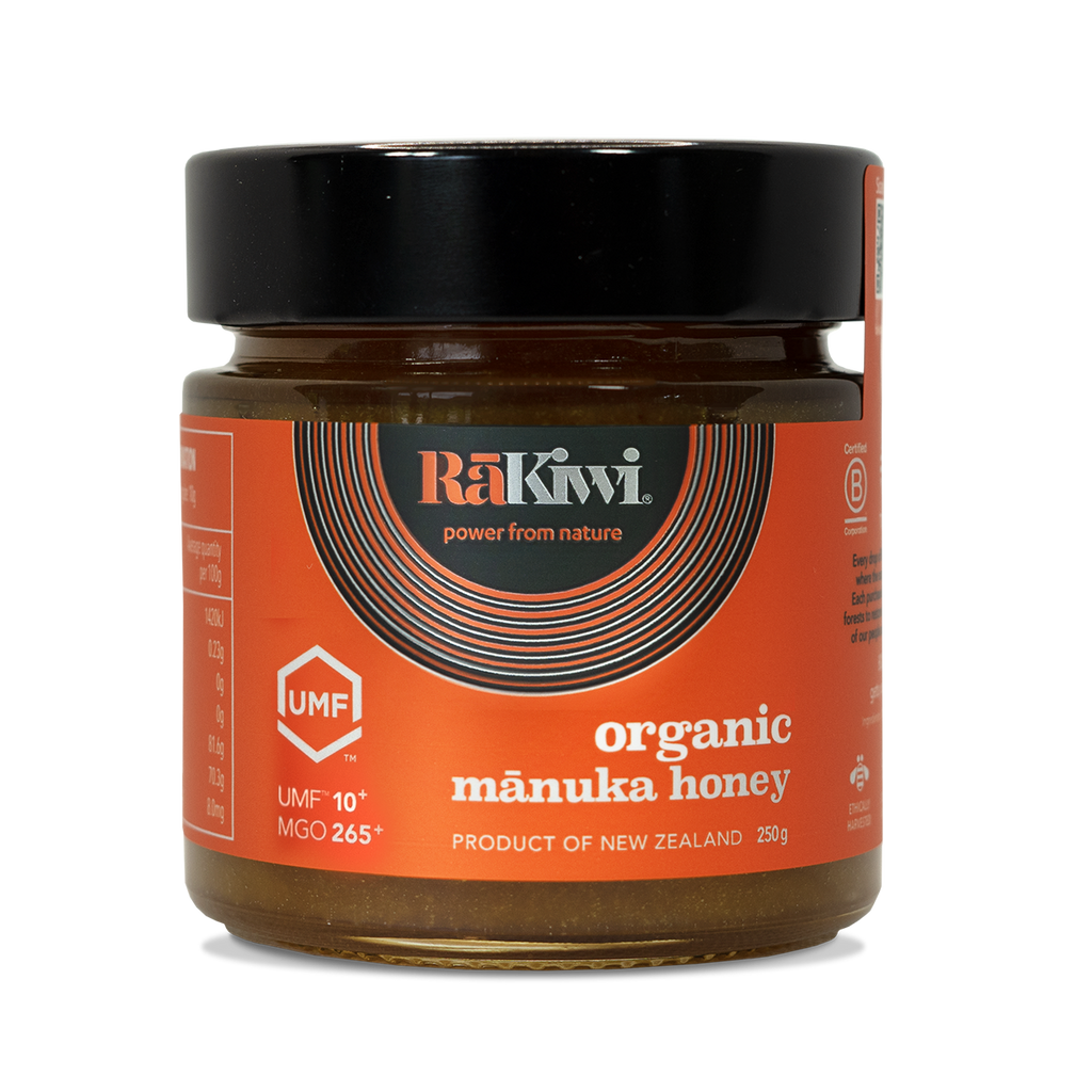 RāKiwi ENHANCE Organic Mānuka Honey – NZ Native Honey